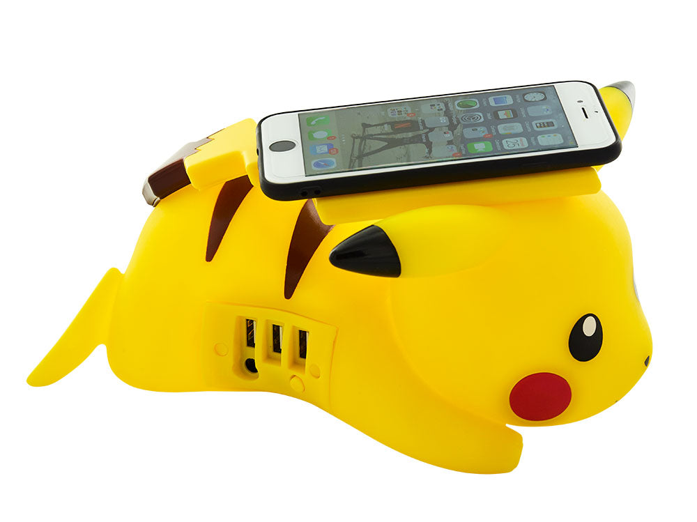 Pikachu wireless charger with AC adaptor UK plug – Teknofun USA
